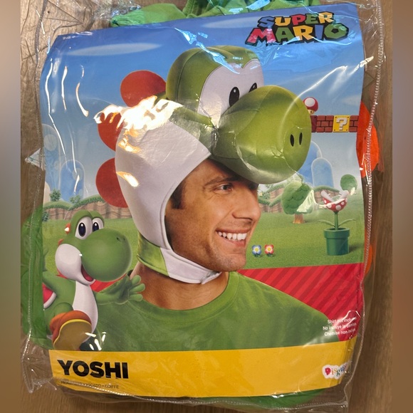Nintendo | Other | Adult Super Mario Bros Yoshi Headpiece | Poshmark